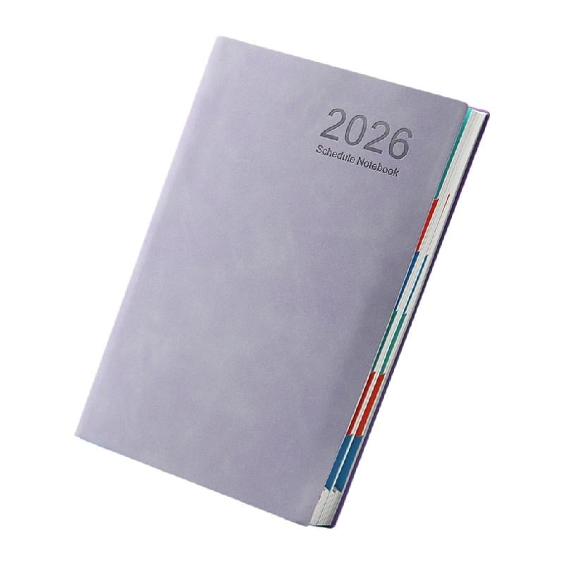 2026 Schedule Notebook 365-Day Journaling Notebooks PU Cover Calendar ...