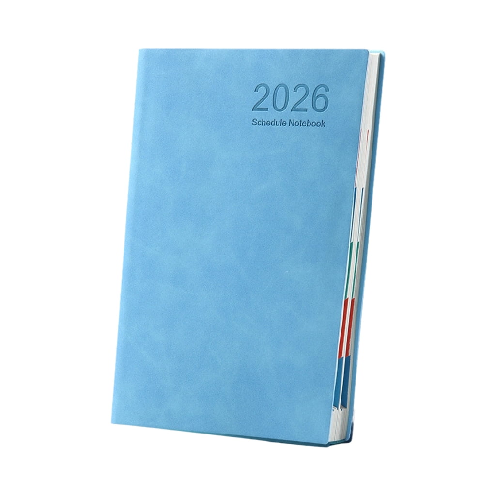 2026 Schedule Notebook Journaling Notebooks PU Cover Calendar Planner ...