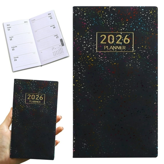 2026 School Daily Planner Notebook - Organizer Plan Book, Travel Diary ...