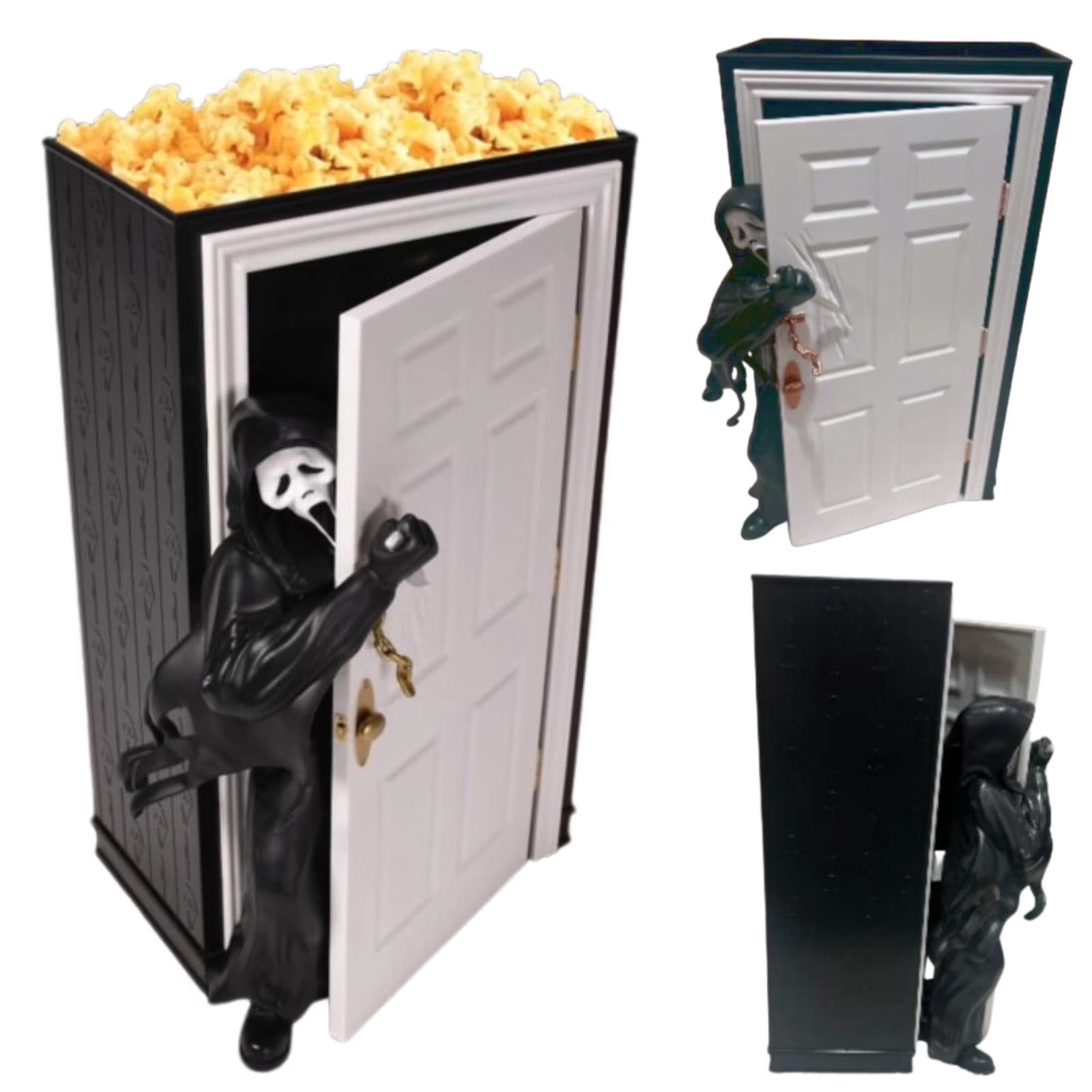 2026 Scream Ghost Attack Door Popcorn Bucket, Ghost Face Popcorn Bucket ...