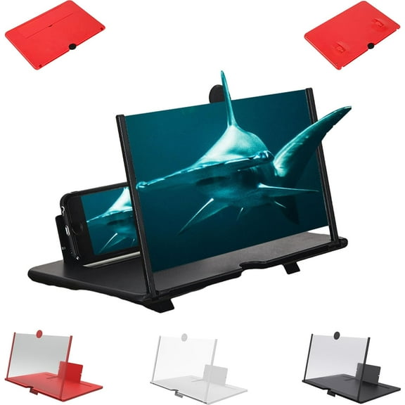 10 Inch 3D Screen Magnifier with Desktop Stand for Enhanced Mobile ...