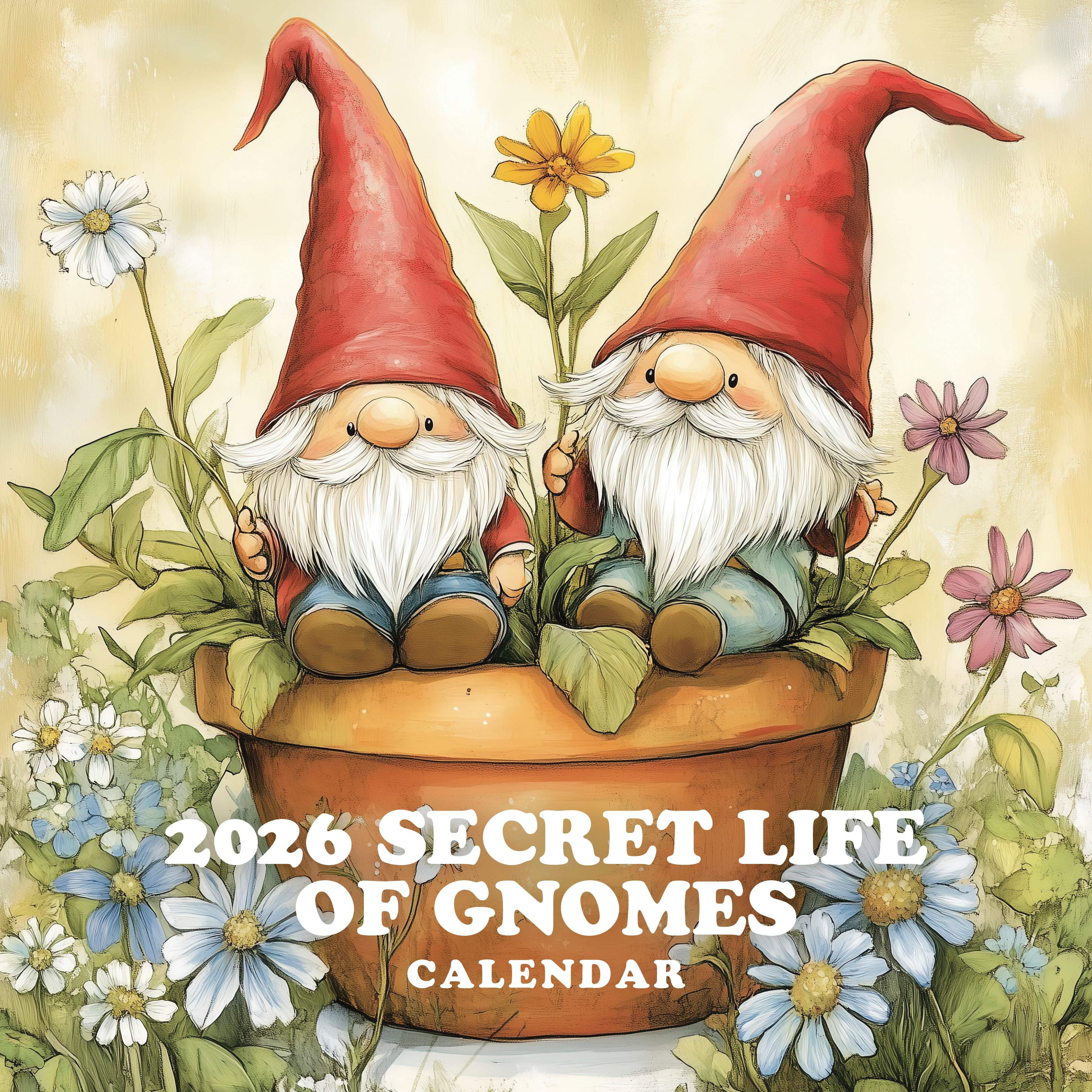 2026 Secret Life of Gnomes 12x12 - Walmart.com