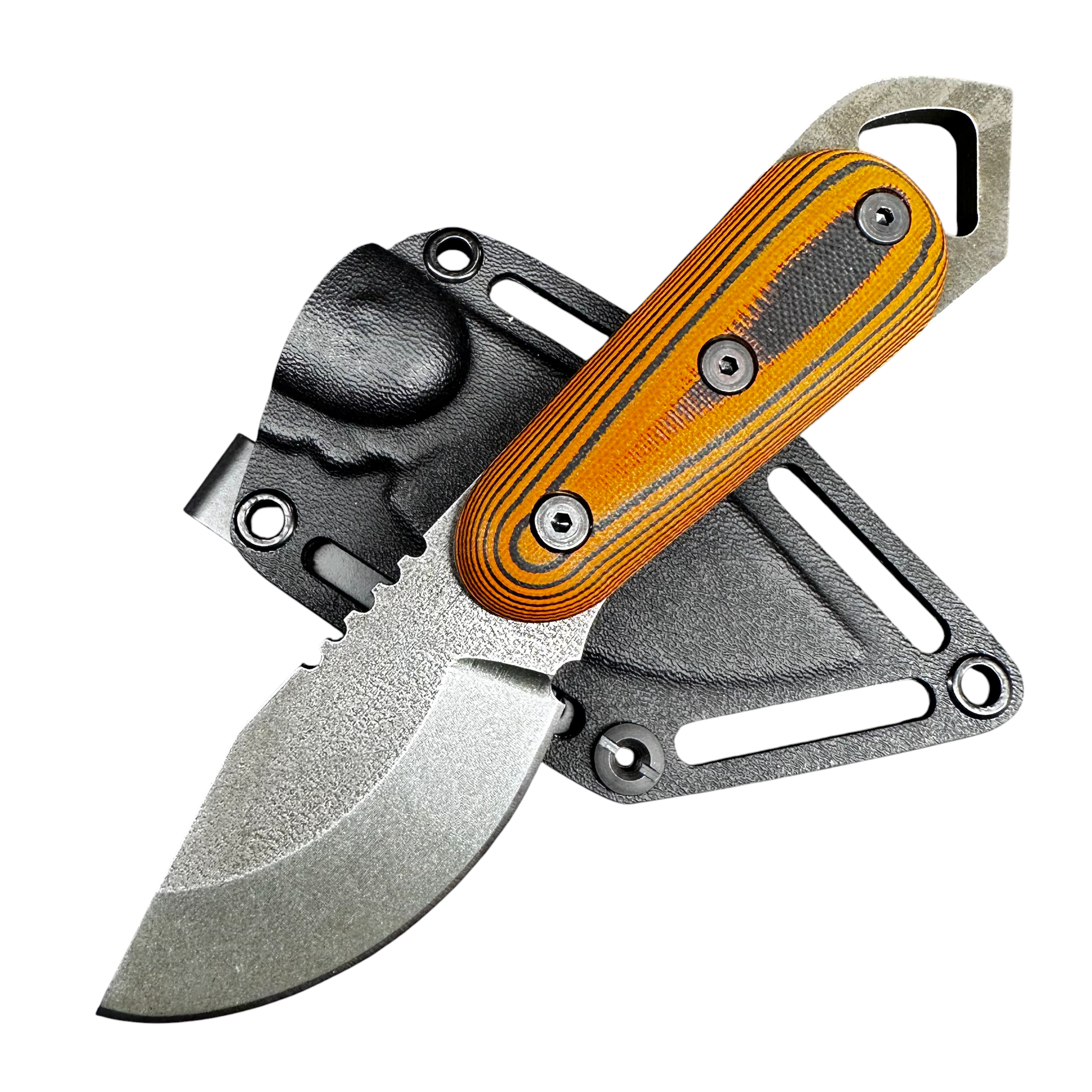 2026 Shed Knives Skur SKUR ORANGE G-10 154-CM Steel NEW Fixed Blade ...