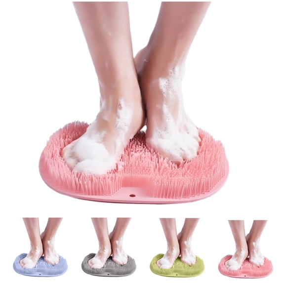 2026 Shower Foot Scrubber Mat with Non - Slip Suction Cups - Wall ...