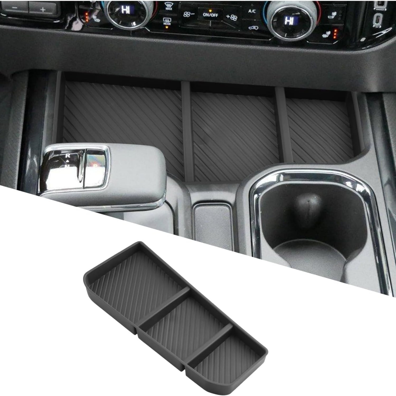 2026 Silverado Sierra Lower Console Organizer Compatible with 2023-2026 ...