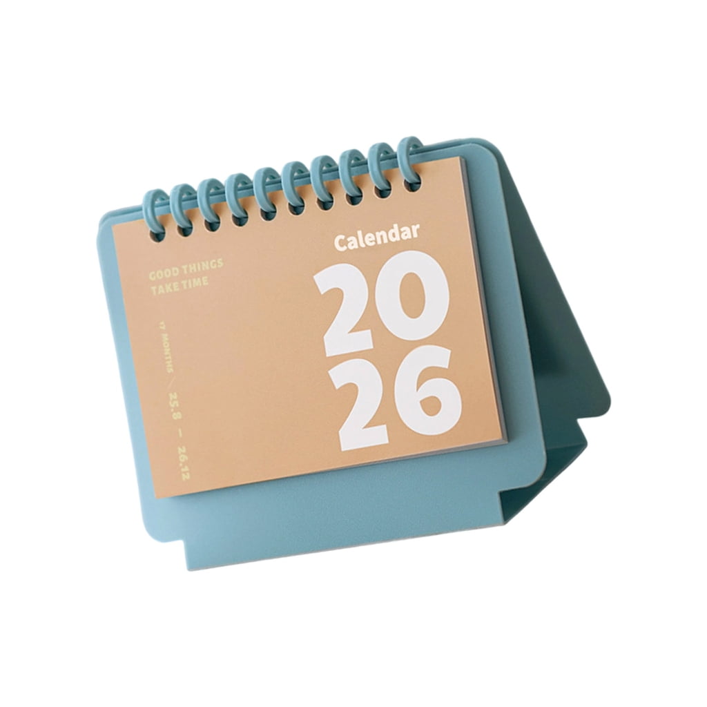 2026 Small Desk Calendar Calendar Writing Notepads Portable Planner ...