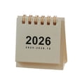 2026 Small Desktop Calendar Planner 18 Month 07/2025 to 12/2026 Twin ...