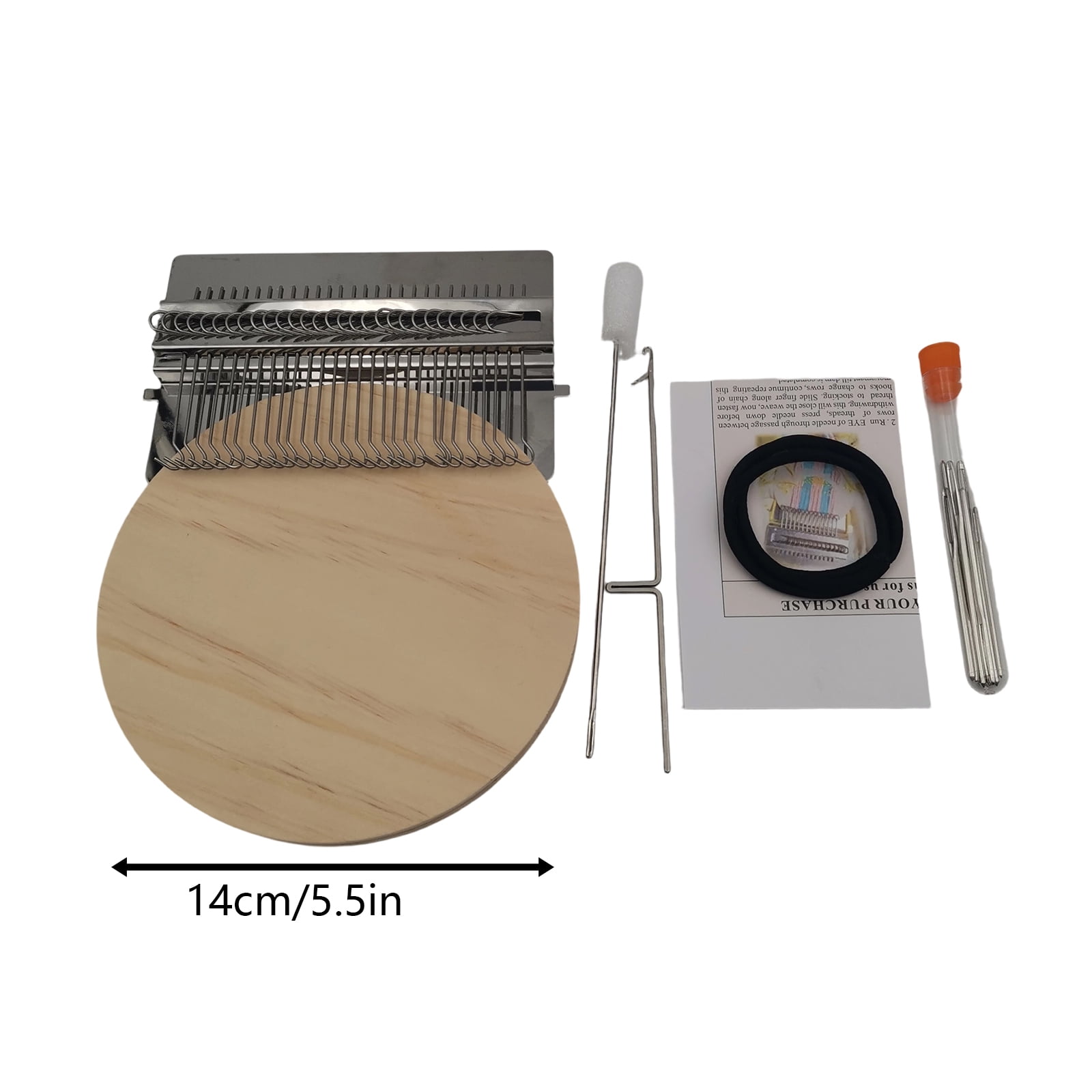 2026 Small Weaving Loom Kit Mini Loom Type Weave Tool Beginners Quickly ...
