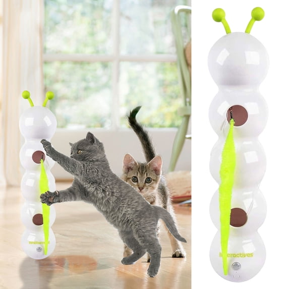2026 Smart Sensor Cat Toy Caterpillar, Smart Motion Cats Toys with Worm ...