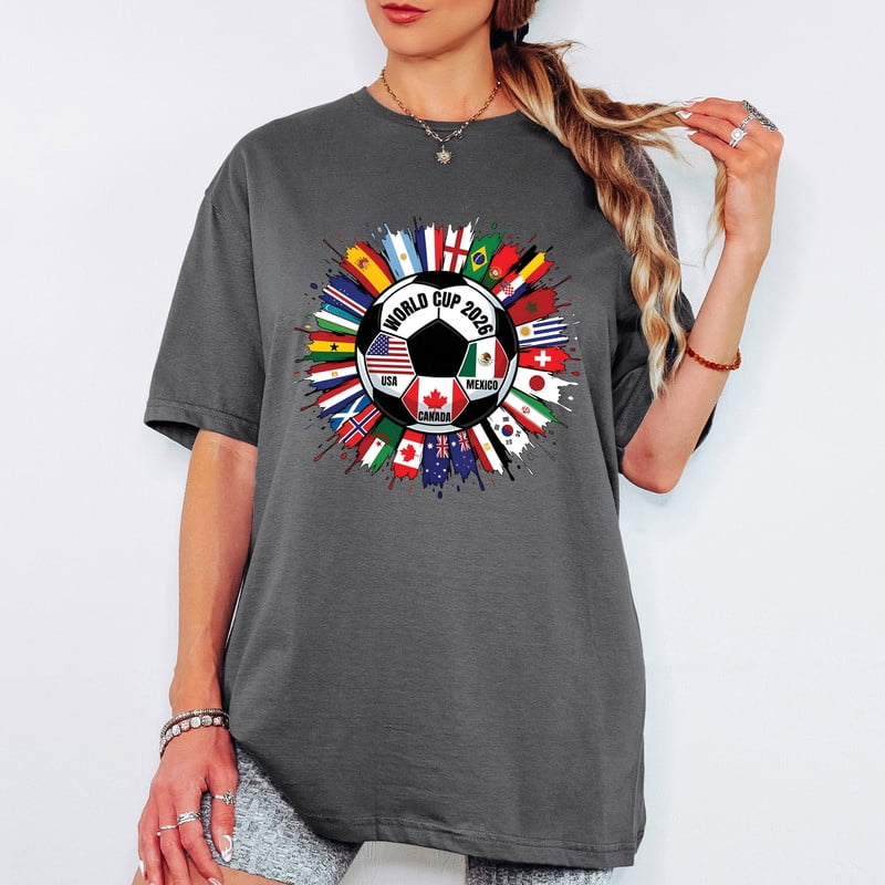 2026 Soccer Cup Shirt, Soccer World Tournament T-Shirt, International ...