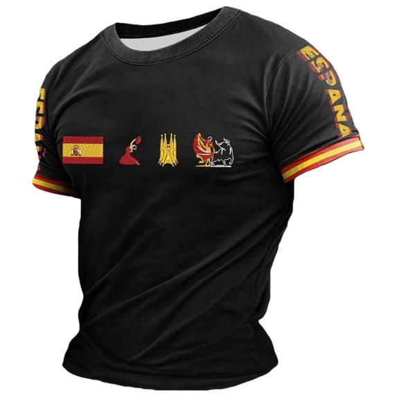 2026 Soccer Fan Apparel T-Shirt, Men’s Bull Festival Themed Short ...