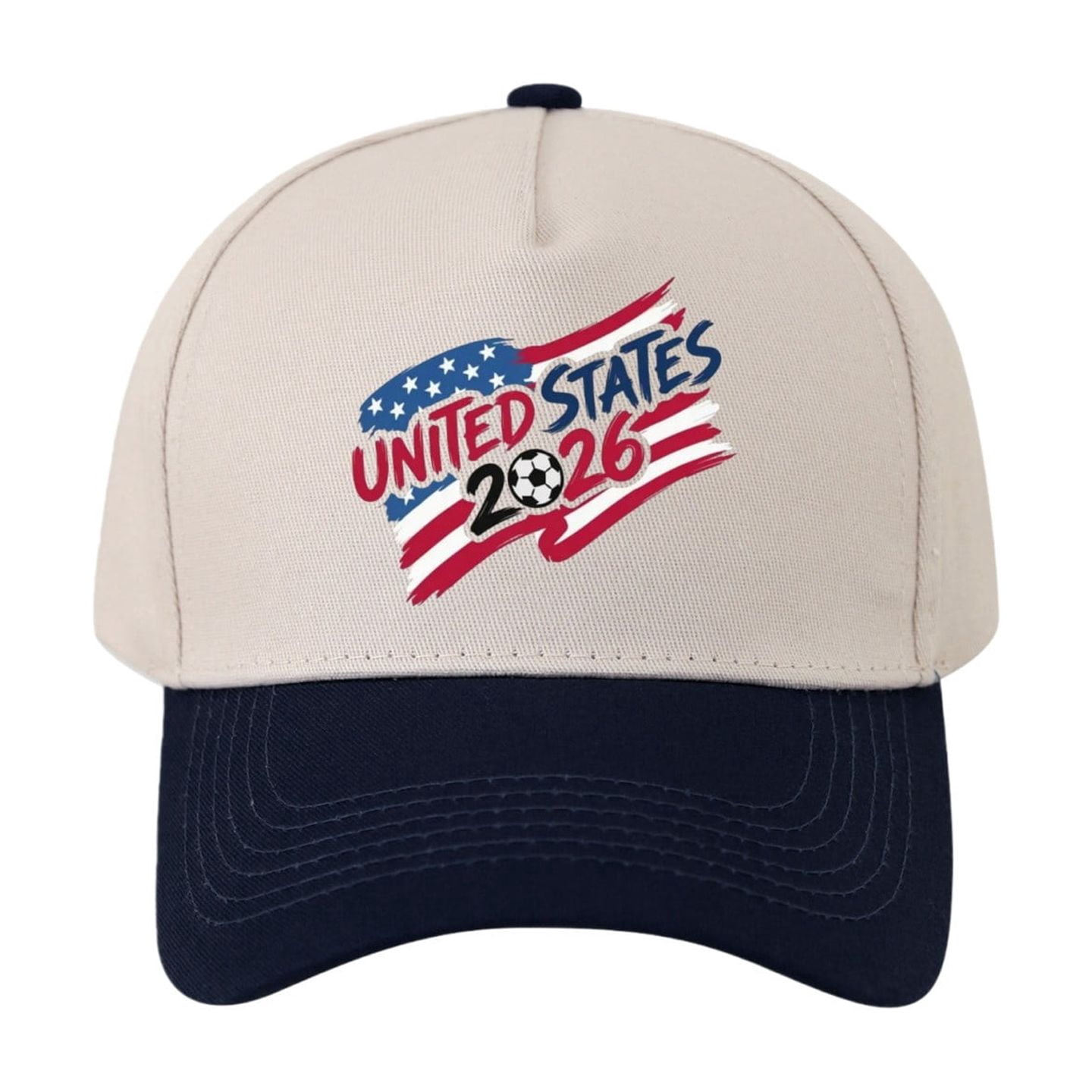 2026 Soccer Fan Embroidered Baseball Cap, USA CAN MEX Host Countries ...