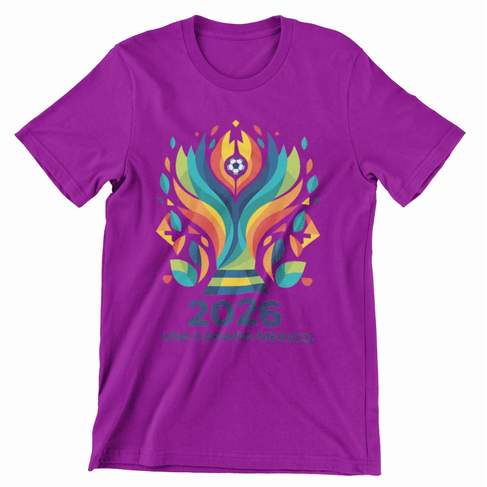 2026 Soccer Fan Graphic T-Shirt for Men & Women, USA Canada Mexico ...