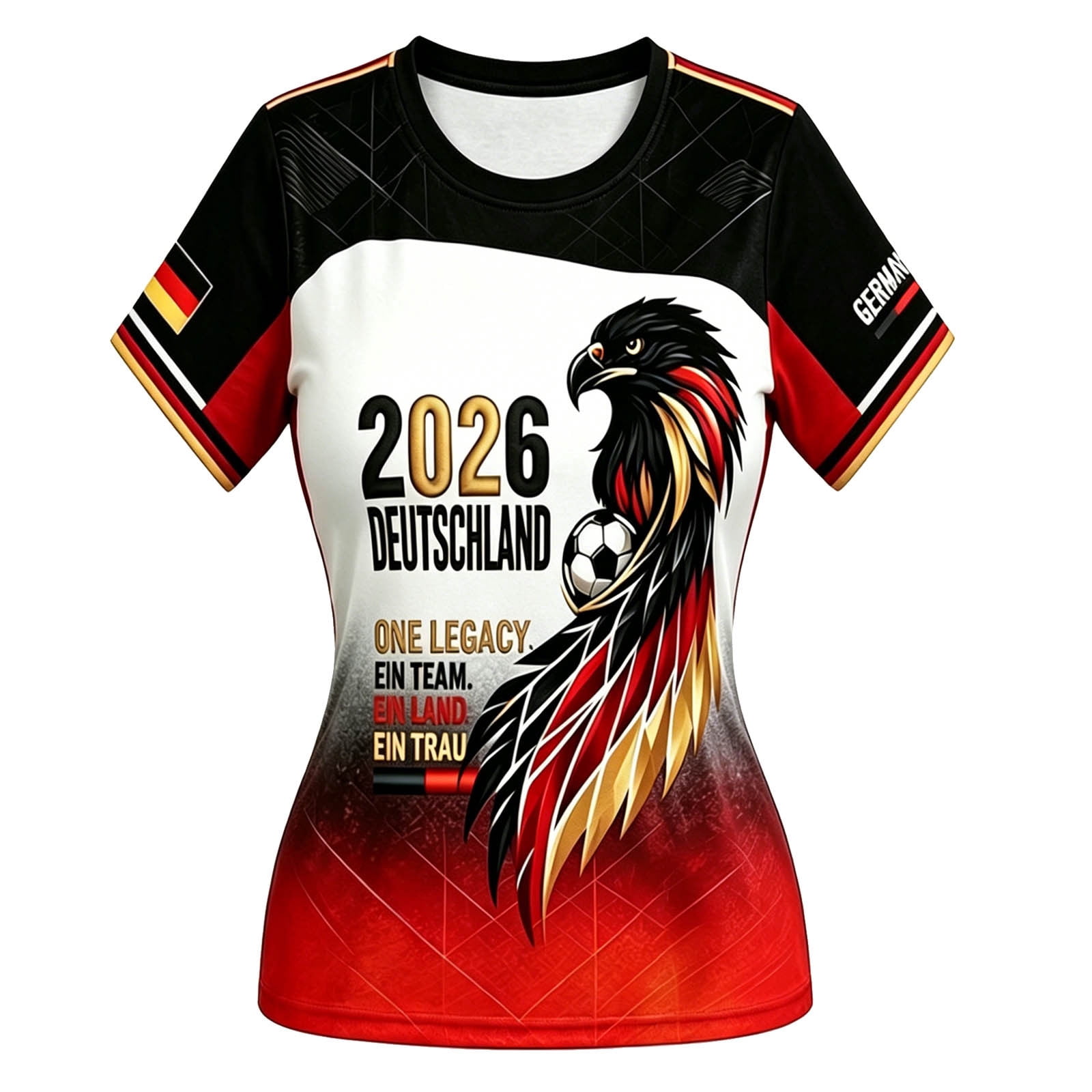 2026 Soccer Game Jersey Shirts for Women National Jersey Soccer Fan ...