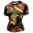 2026 Soccer Game Shirts for Women National Soccer Fan Shirts with Eagle ...