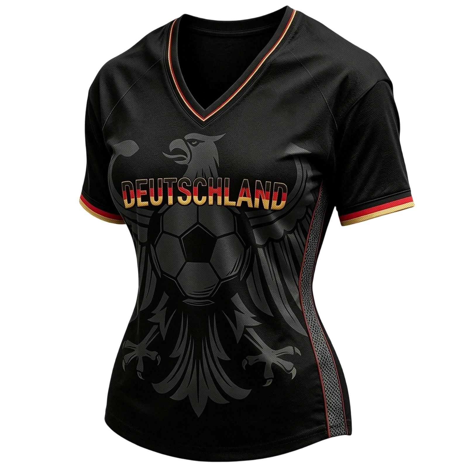 2026 Soccer Game Shirts for Women National Soccer Fan Shirts with Eagle ...