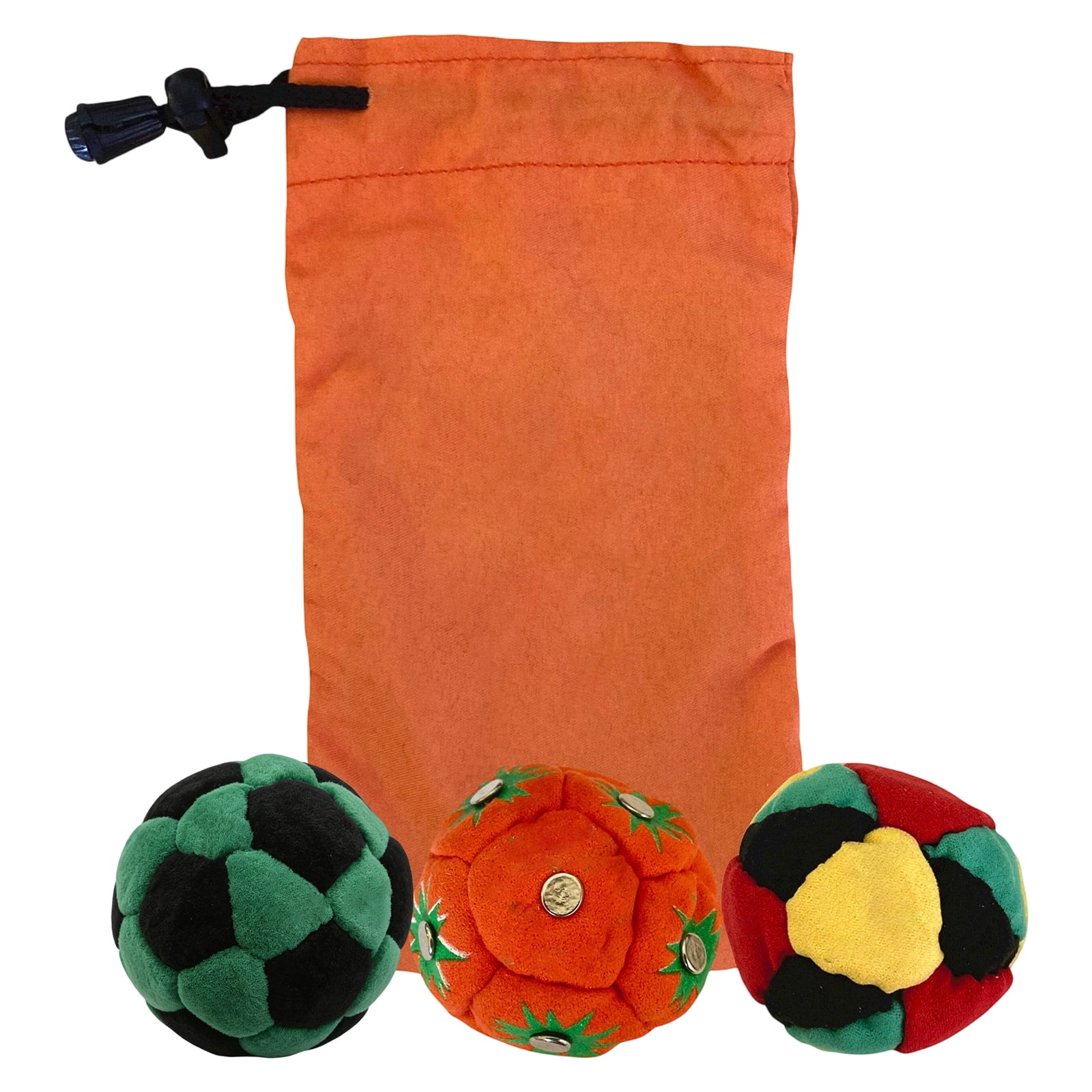 2026 Soccer Hacky Footbag Sacks - 32-Panel Spiral Pellet Filled Footbag ...