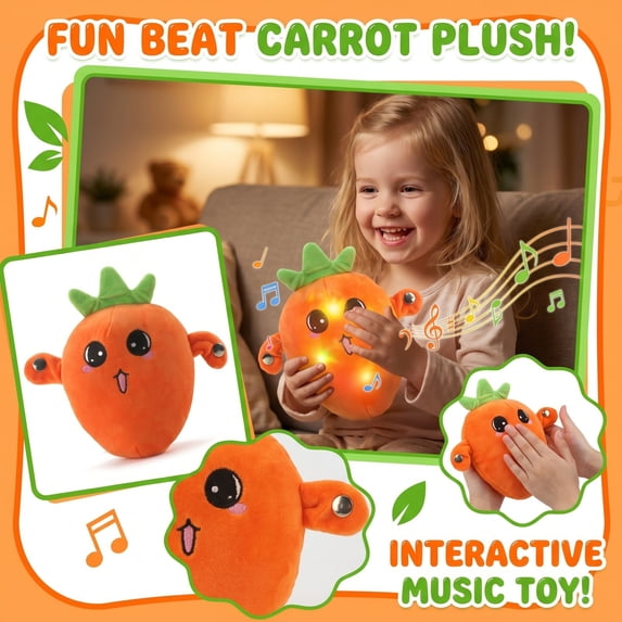 2026 Soft Plush Musical Sensory Toy, Interactive Plush Toy with Sounds ...