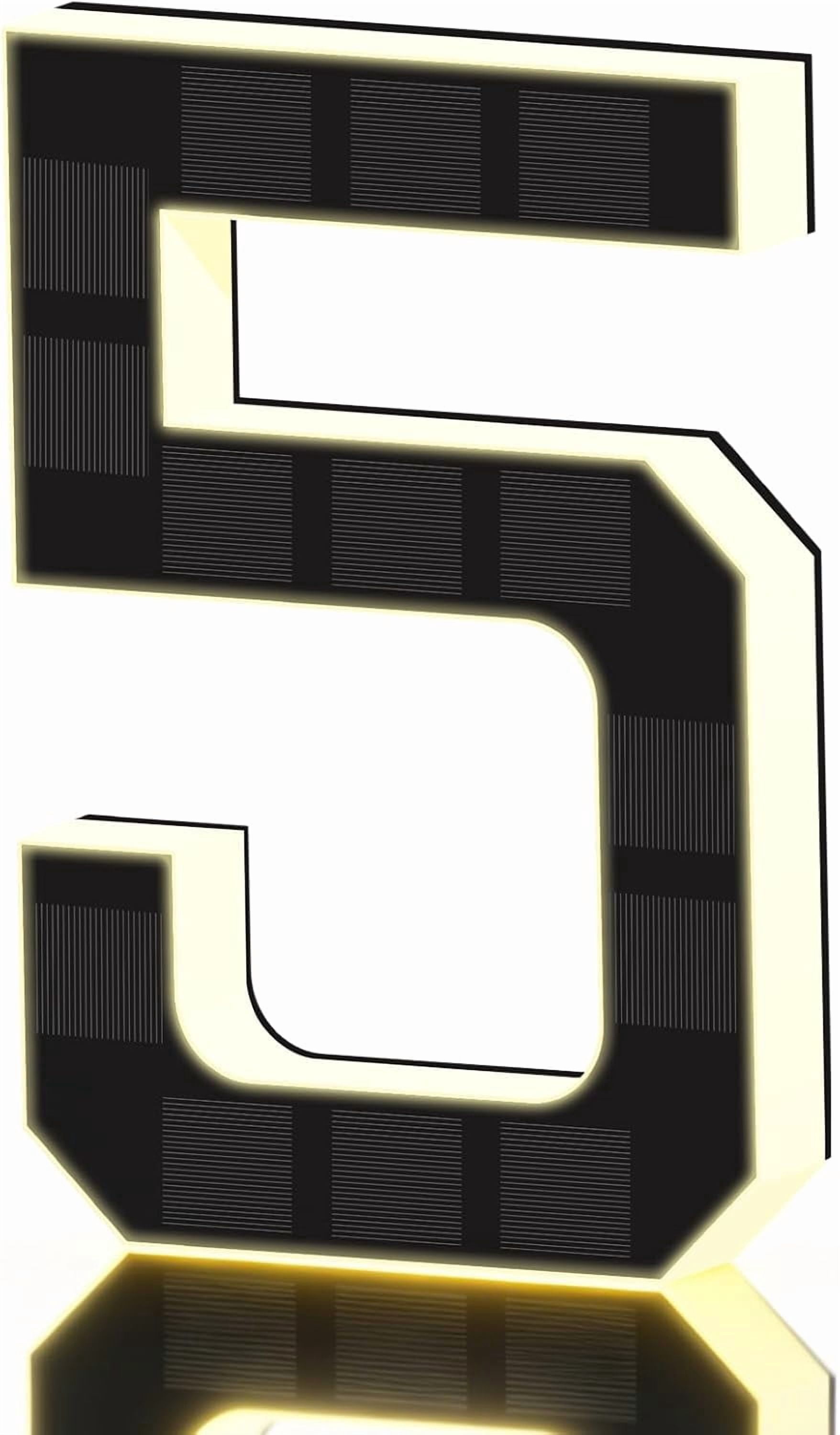 2026 Solar House Numbers for Outside – LED Light Up Address Sign IP65 ...