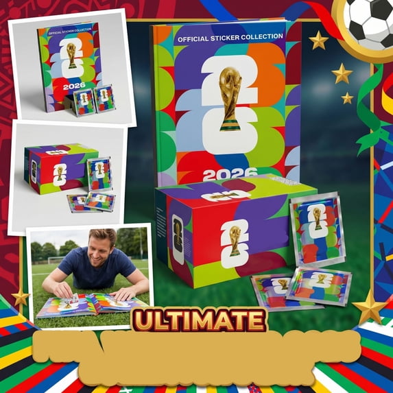 2026 Sports Trading Sticker Collection Soccer Sticker Collector Set ...