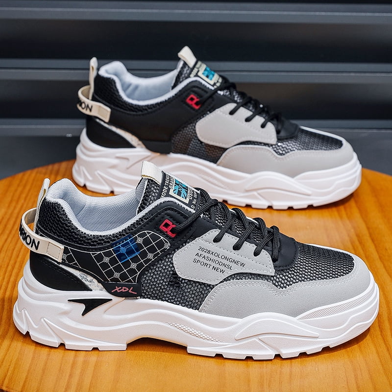 2026 Spring Summer Men's Mesh Casual Shoes Hollow Breathable Fashion ...