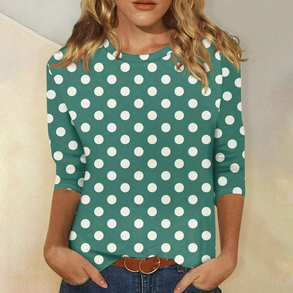 2026 St Patty's Day Shirt Women 3/4 Sleeve Cozy Irish Shamrock Graphic ...