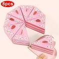 2026 Stunning Triangles Cake Shape Birthday Party Creatives Gift Box ...