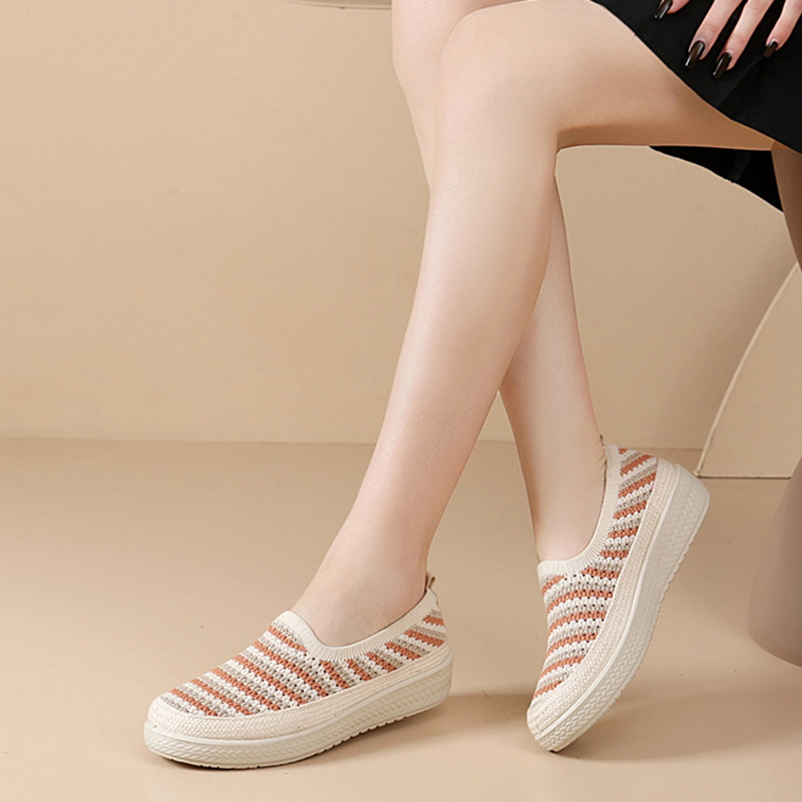 2026 Summer Casual Comfortable Lightweight One Foot Women's Single Shoe ...