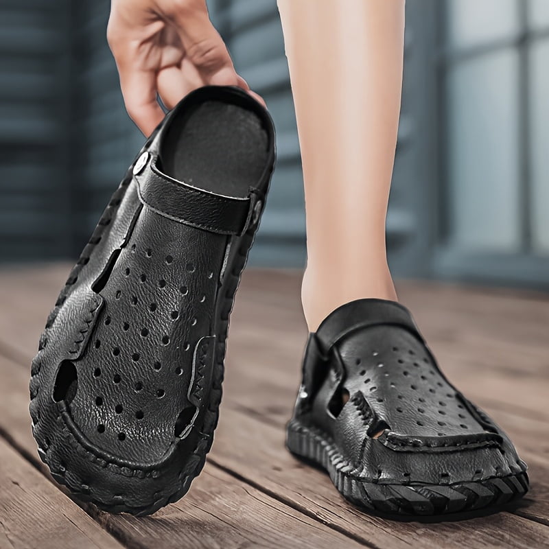 2026 Summer Fashion Casual Men'S Baotou Dual-Use Soft Sole Sandals ...