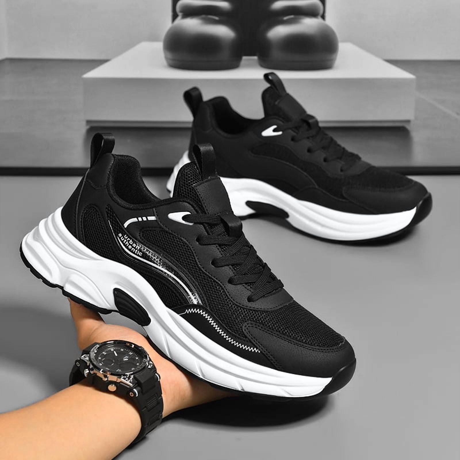 2026 Summer Men's Mesh Athletic Shoes Breathable Casual Footwear Cross ...
