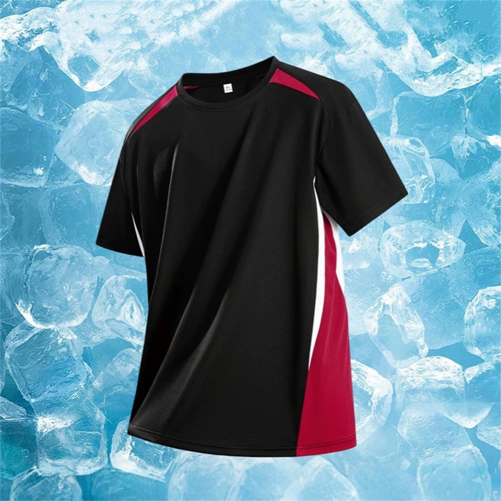 2026 Summer Men's Mesh Loose Fitting Running Breathable Spliced Silk ...