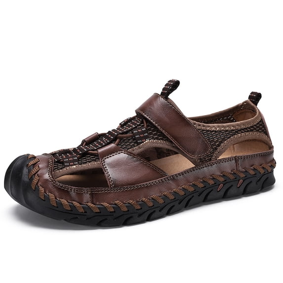 2026 Summer Men's Outdoor Sandals New Closed Toe Hiking Walking Casual ...