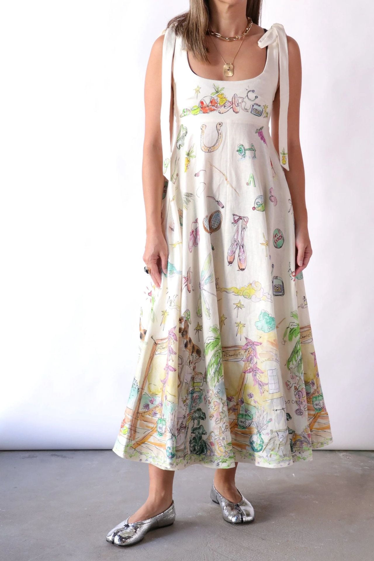 2026 Summer New Fashion Women's Boho Tribal Print Midi Dress Square ...