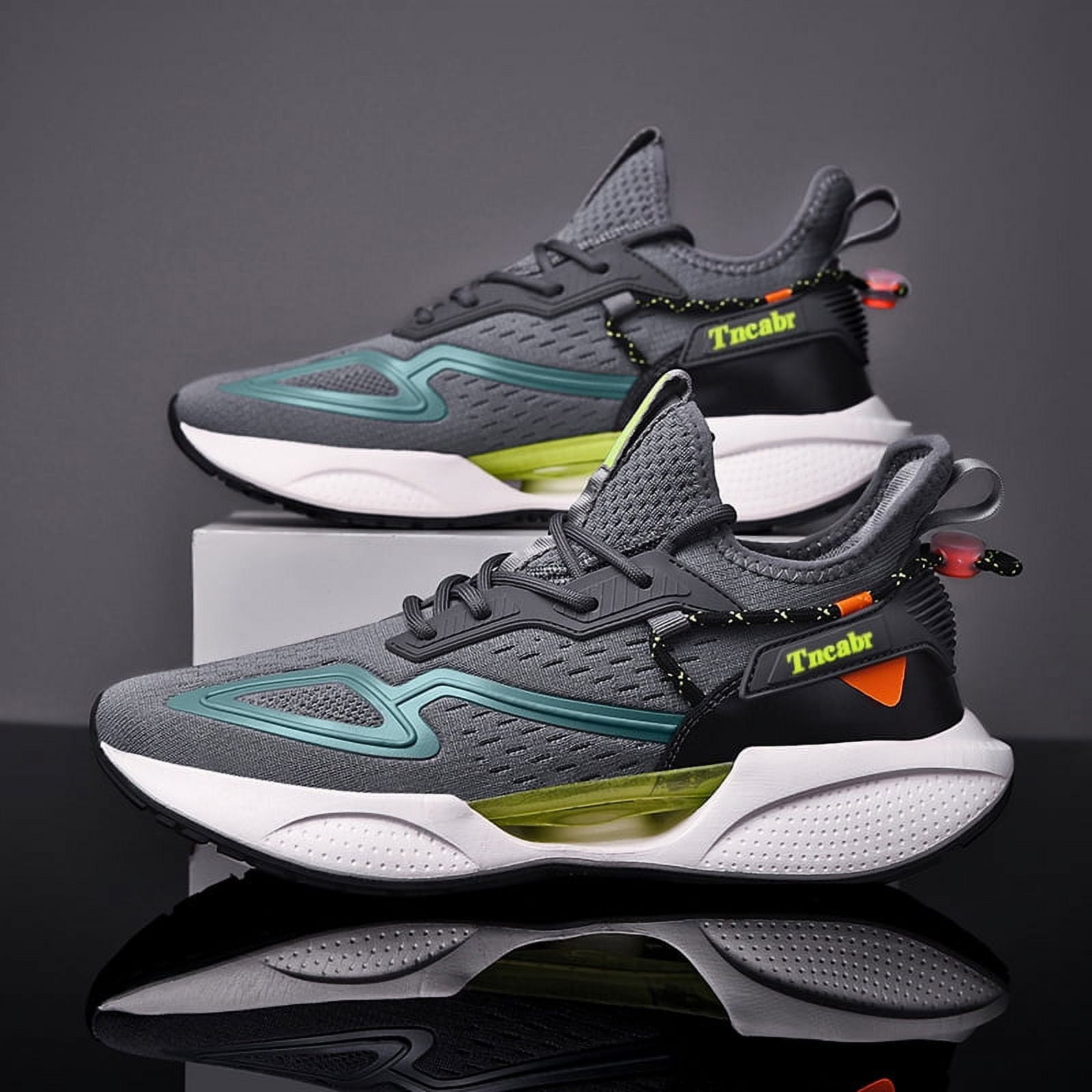 2026 Summer New Knit Men's Casual Shoes, Elastic Shock-Absorbing Sports ...