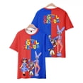 2026 Summer New cartoon anime digital adventure circus short-sleeve T ...