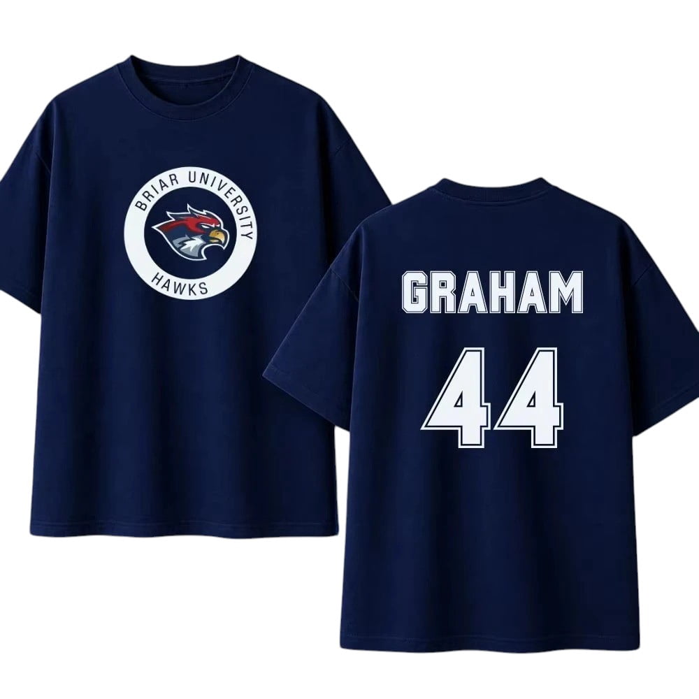 2026 Summer Off Campus Merch Briar University Hawks Graham 44 Design ...