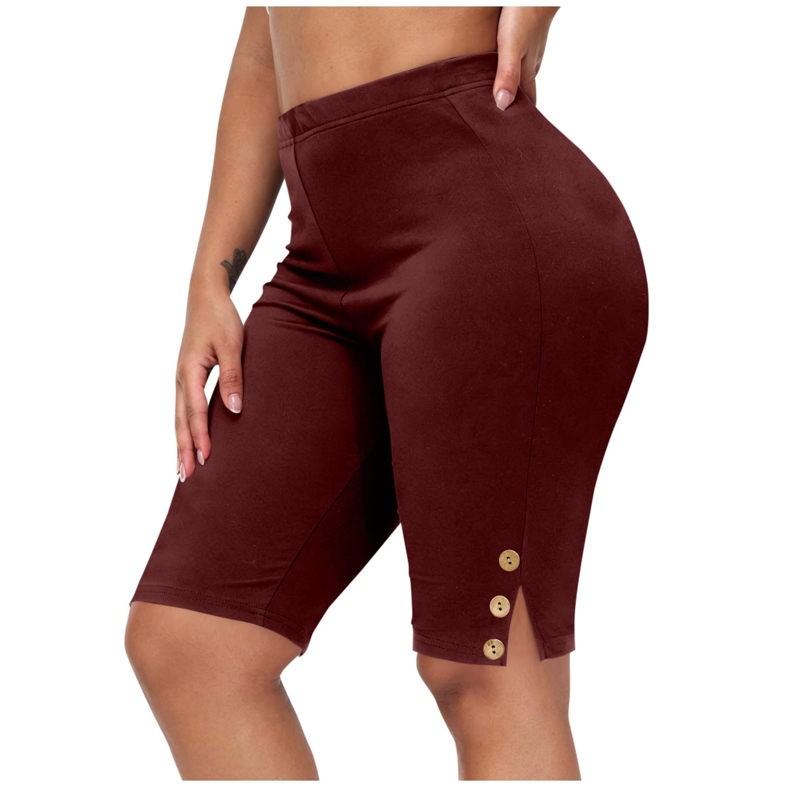 2026 Summer Yoga Shorts for Womens Plus Size Moisture-Wicking Yoga ...
