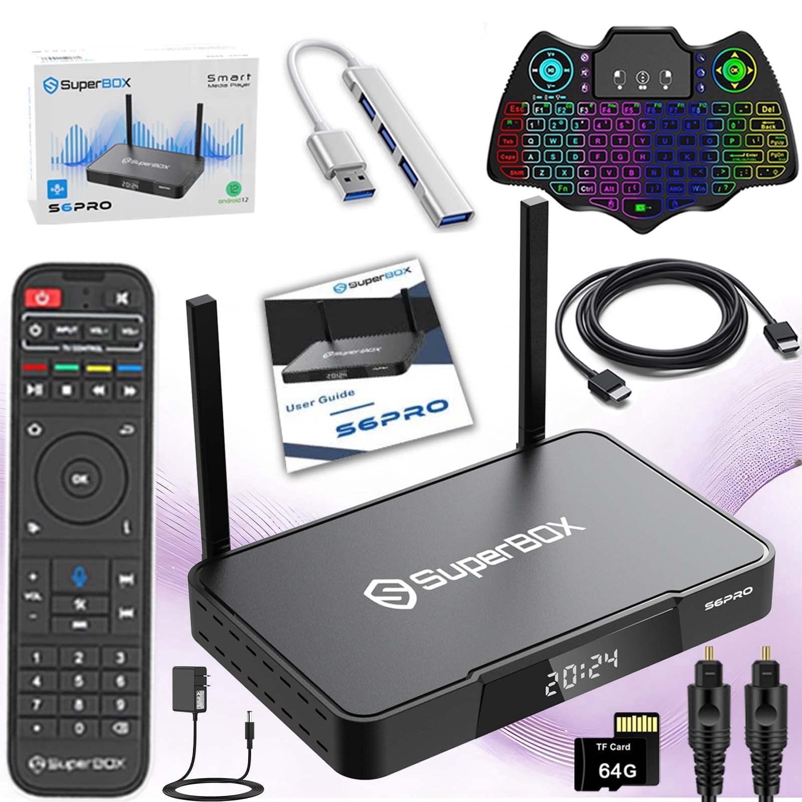 2026 SuperBox S6 PRO Fully Loaded, Premium Edition Smart TV Box with ...