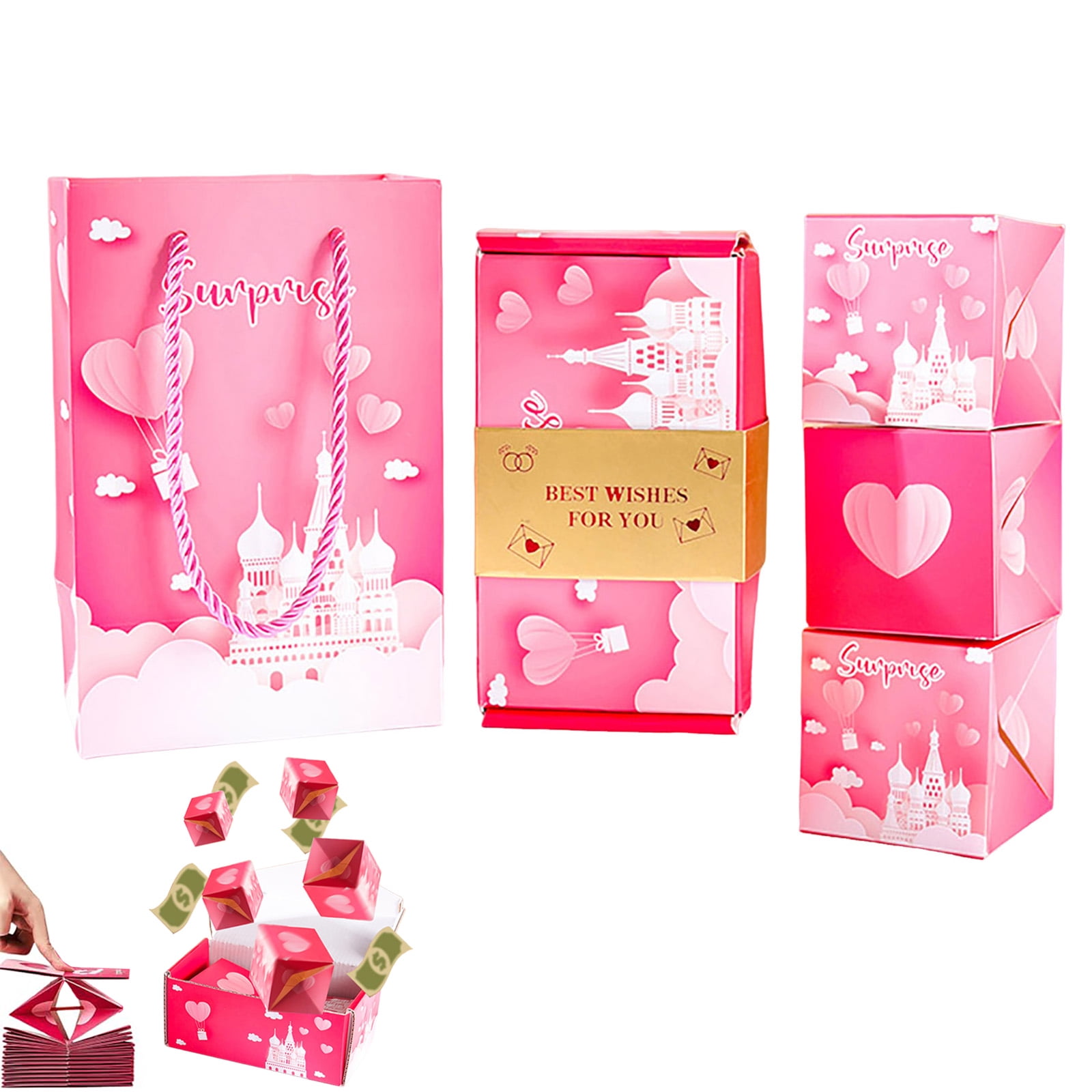 2026 Surprise Gift Box, Merry Christmas Bouncing Box, Unique Folding ...