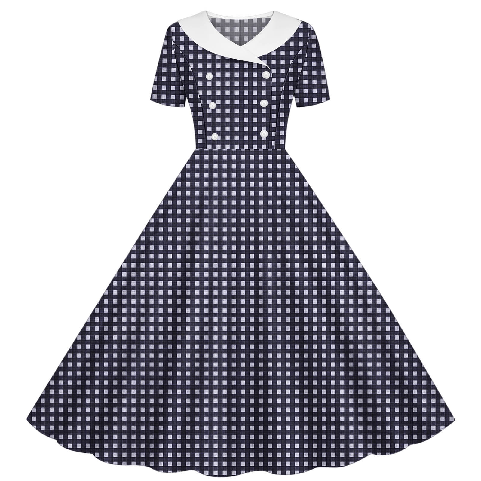 2026 Sweet and Cute Girls Summer Dresses Flowy Hem Girls Short Sleeve ...