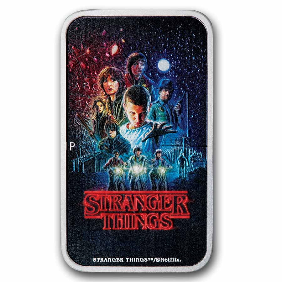 2026 TUV 1 oz Silver Colorized Stranger Things Season 1 Coin Box ...
