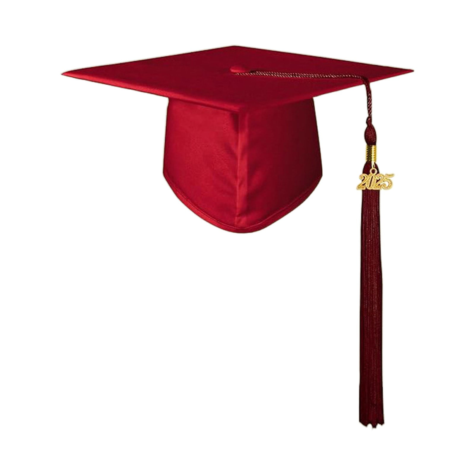 2026 Tassel Graduation, Graduation Cap Topper, 9X9 in Burgundy Satin ...
