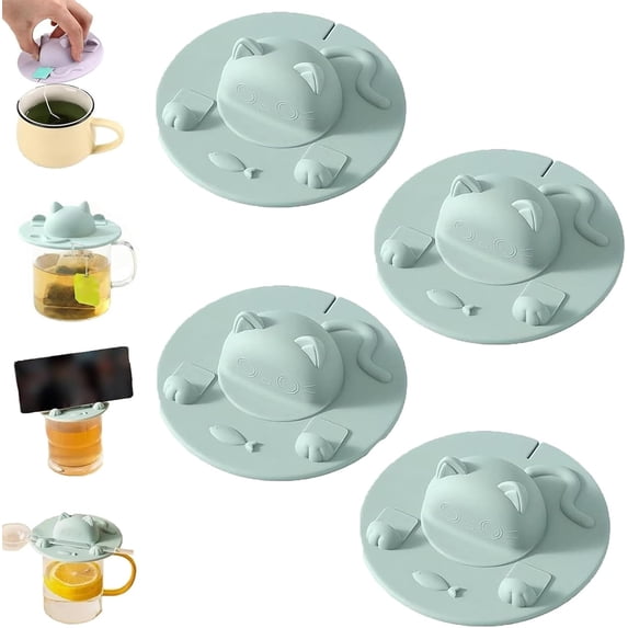 2026 Tea Bag Mug Topper, Silicone Tea Bag Holder for Mug, Silicone Cup ...