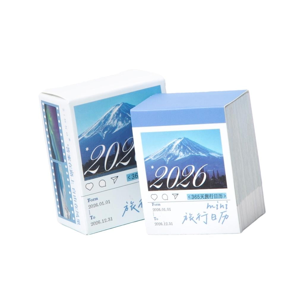 2026 Tearable Desk Calendar 365 Day Daily Calendar Writing Notepads for ...