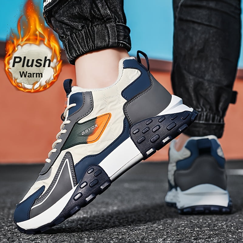 2026 Techwear Men'S & Women'S Mid-Top Fleece-Lined Sneakers - All ...