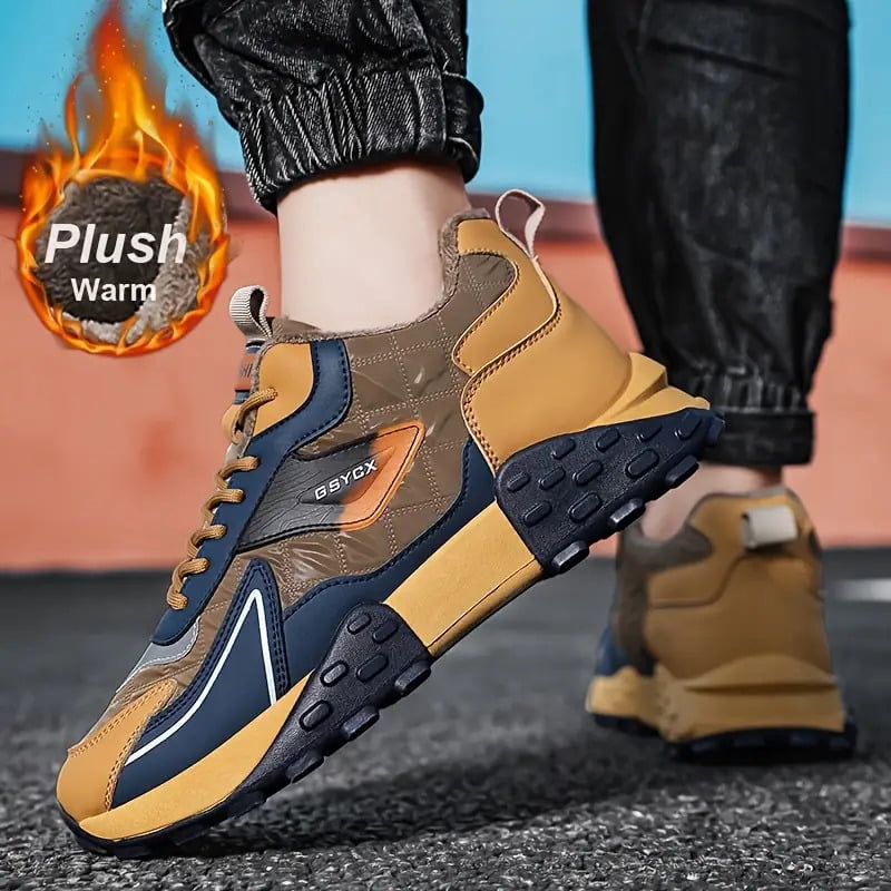 2026 Techwear Men'S & Women'S Mid-Top Fleece-Lined Sneakers - All ...