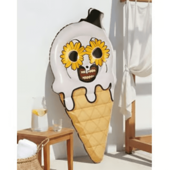 2026 Terrifier Art Unique Scary Clown Ice Cream Inflatable Pool Float ...