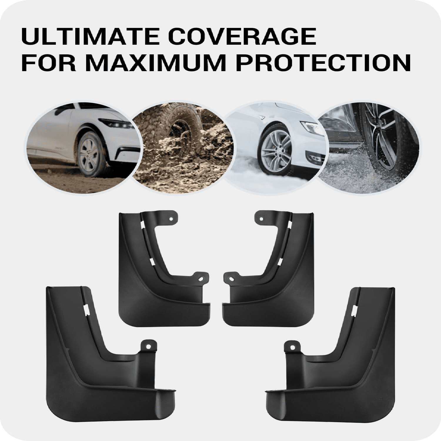 2026 Tesla Model X/Model X Plaid Mud Flaps Splash Guards No Drilling No ...