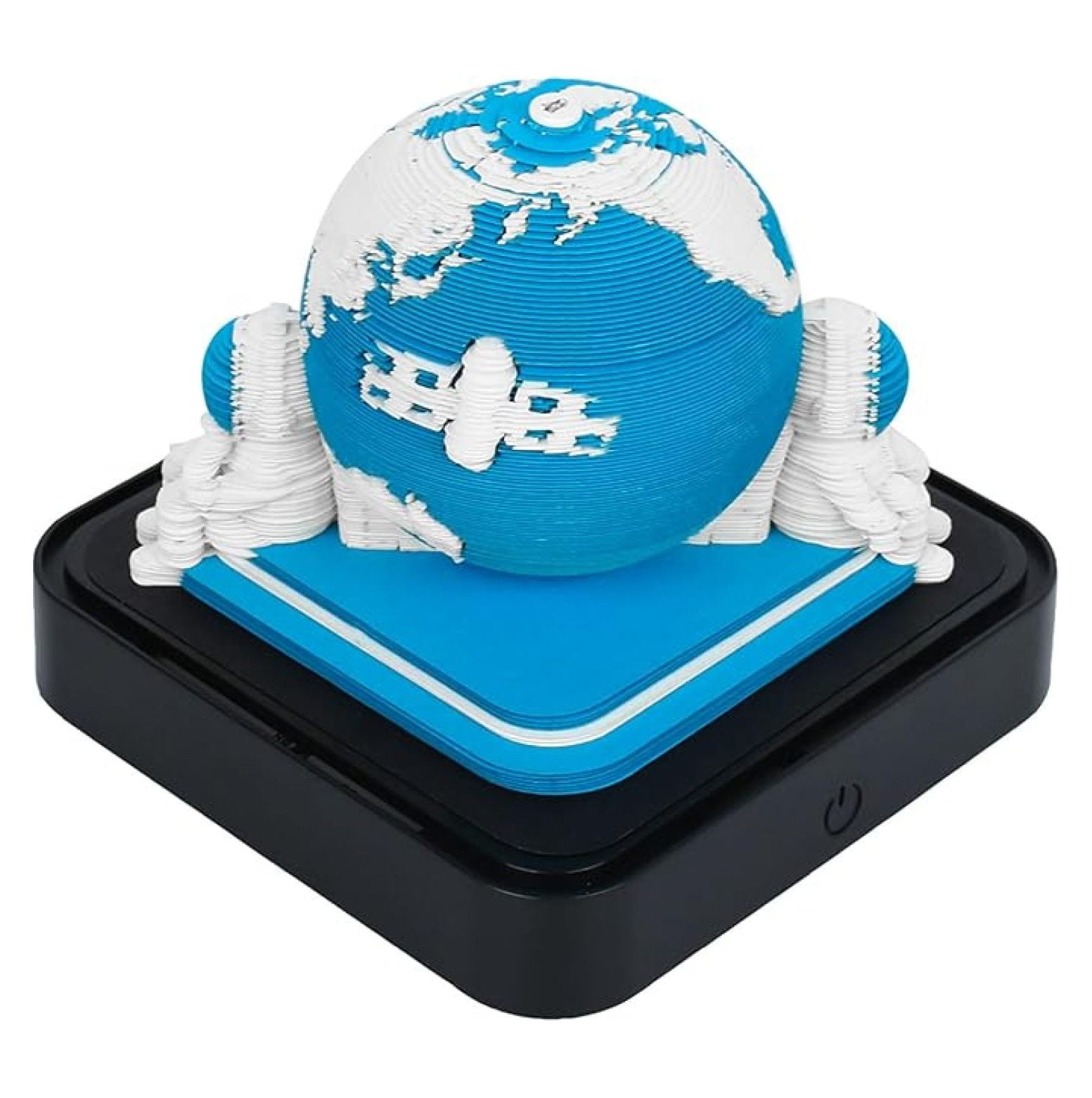 2026 Time Piece Calendar Memo Pad,3D Earth 2026 Desk Calendar DIY Notes ...