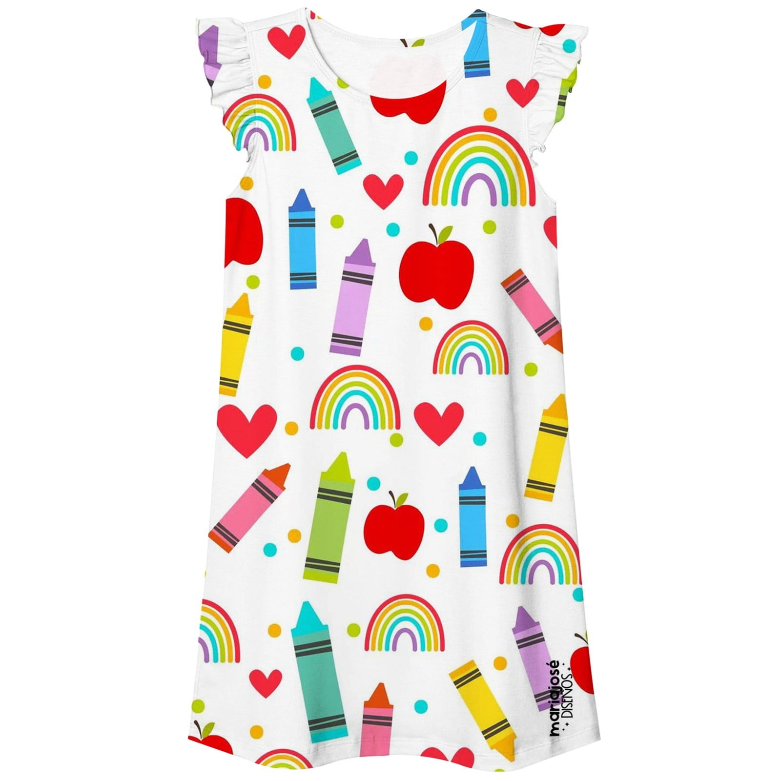 2026 Toddler Girls Dresses Casual Fashion Cute Printed Pajamas Summer ...